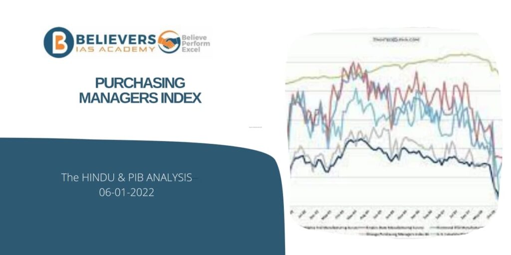 PURCHASING MANAGERS INDEX - Believers IAS Academy