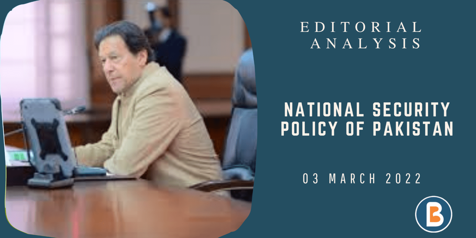 National Security Policy of Pakistan - Believers IAS Academy