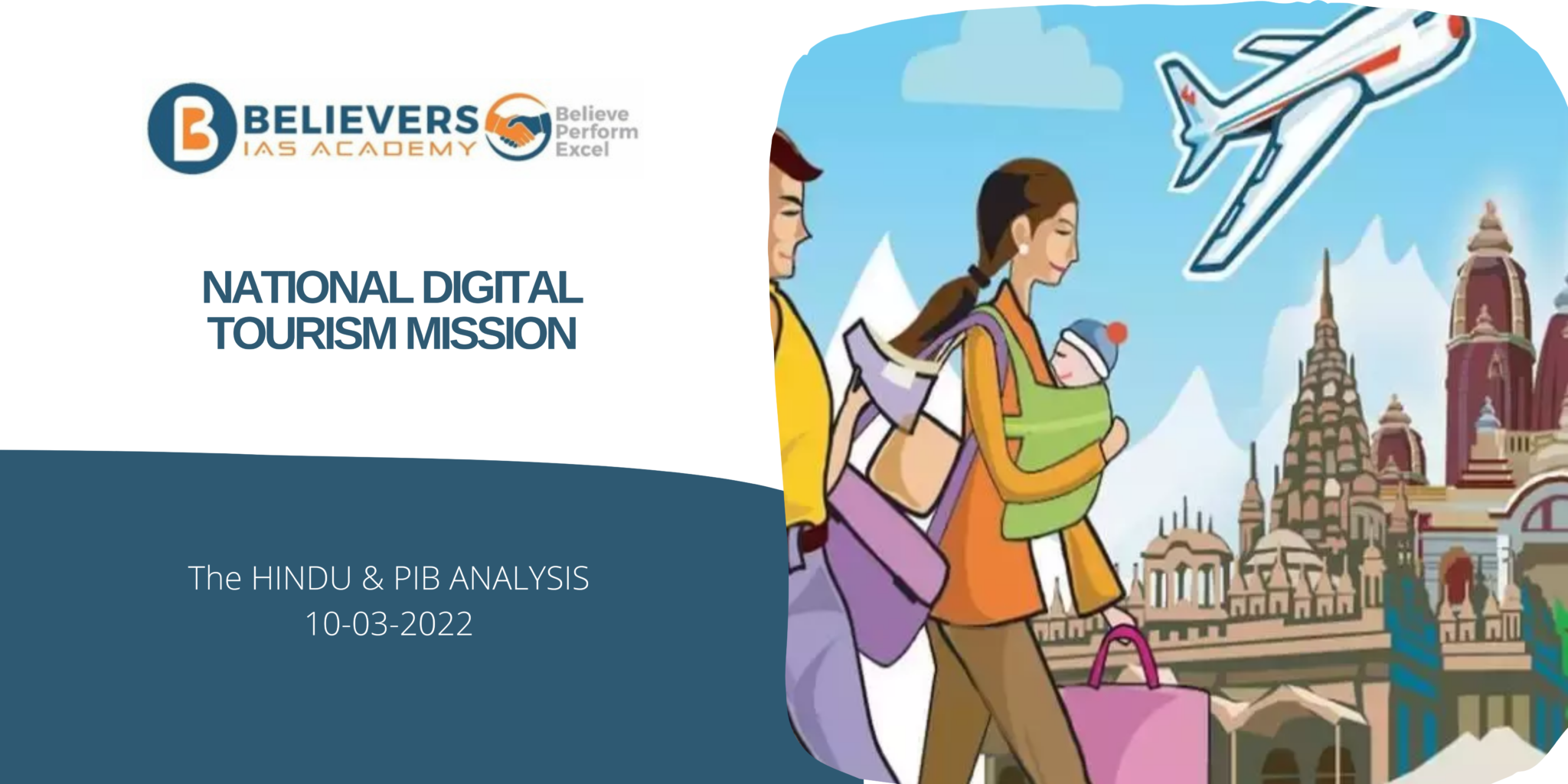 National Digital Tourism Mission - Believers IAS Academy