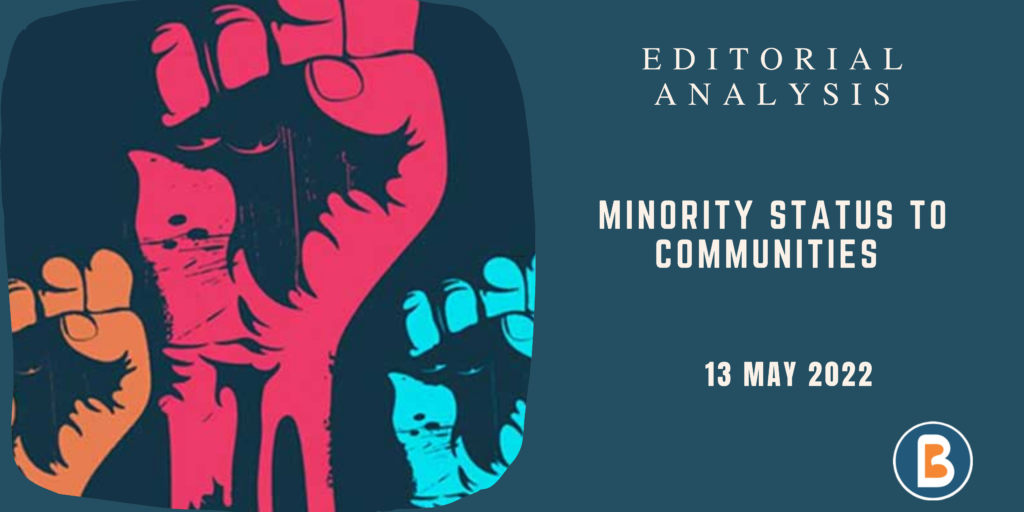 Minority Status to Communities - Believers IAS Academy