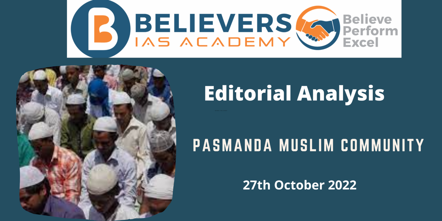 Pasmanda Muslim Community - Believers IAS Academy