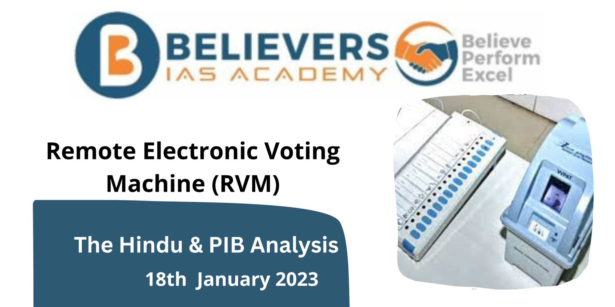 Remote Electronic Voting Machine (RVM) - Believers IAS Academy